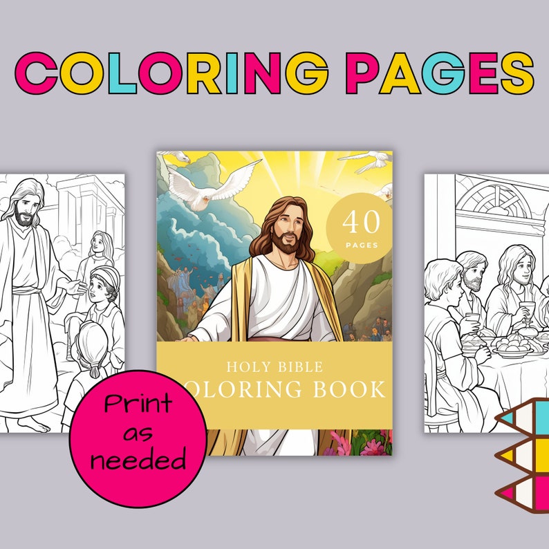 Digital Download Printable Bible Activity Kids Bible Lesson New ...