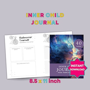 Inner Child Workbook Inner Child Healing Journal Prompts Trauma Therapy ...