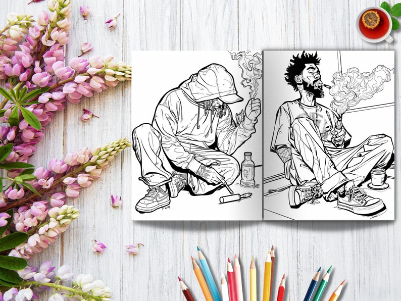 Adult Coloring Book 420 Coloring Book Stoner Gift Weed Stuff Weed ...