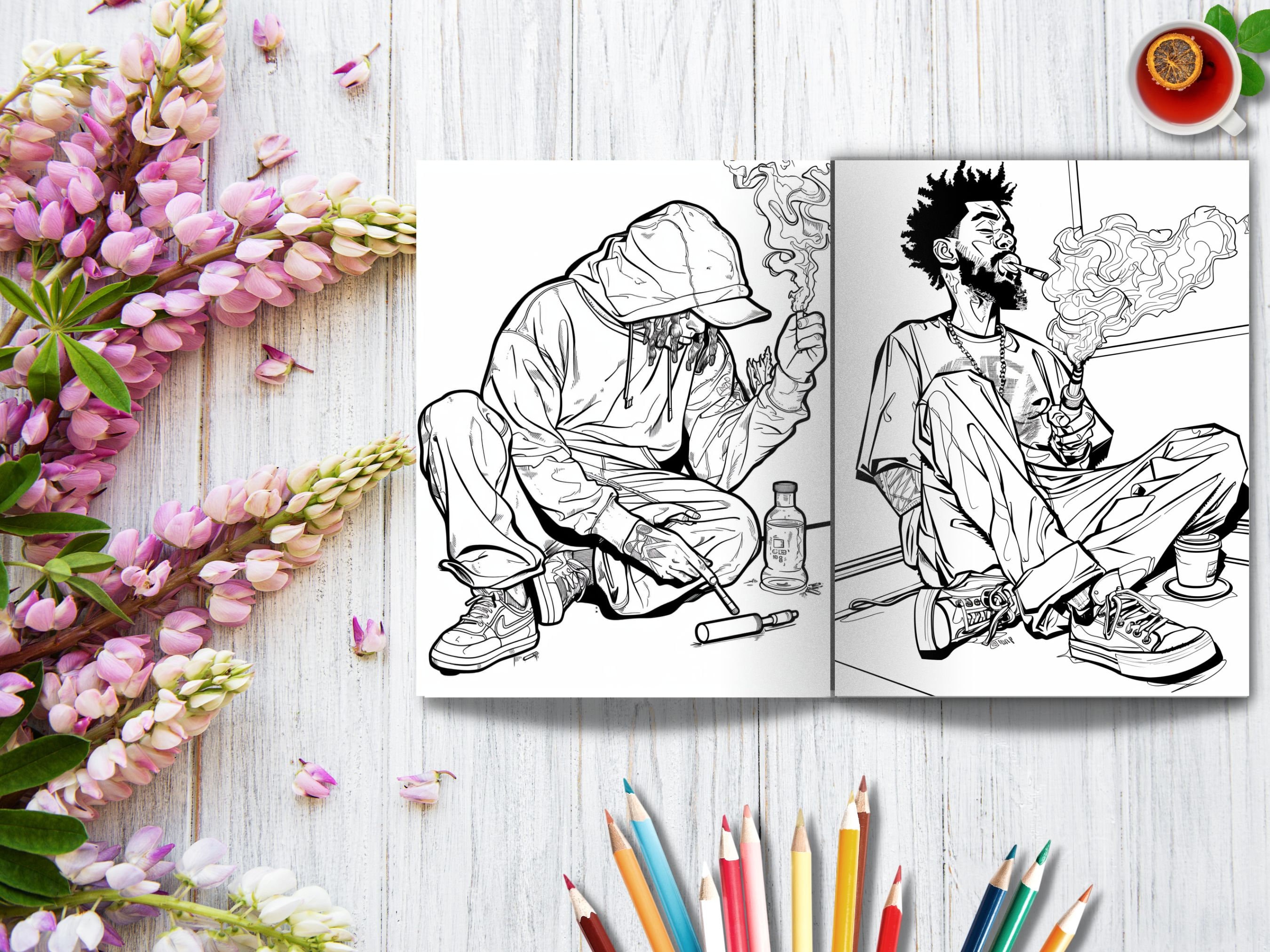 Adult Coloring Book 420 Coloring Book Stoner Gift Weed Stuff Weed ...