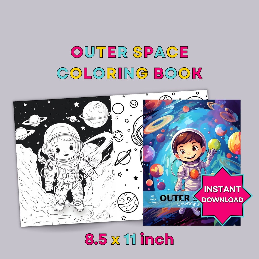 Outer Space Coloring Astronaut Coloring Pages Coloring Pages Printable ...