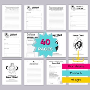 Inner Child Workbook Inner Child Healing Journal Prompts Trauma Therapy ...
