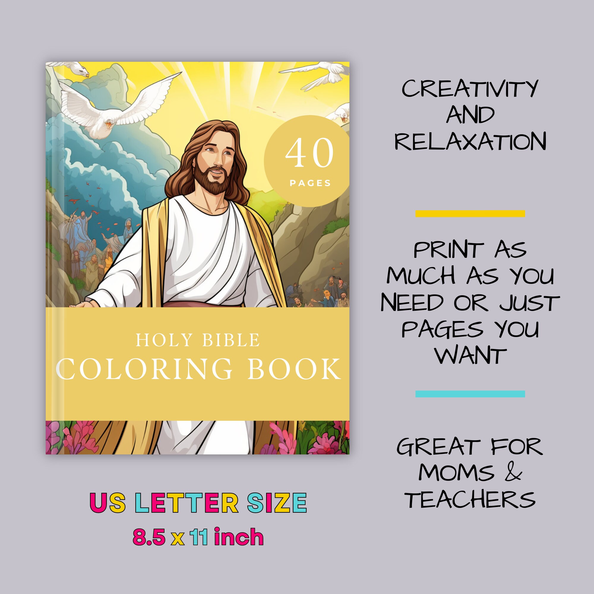 Digital Download Printable Bible Activity Kids Bible Lesson New ...