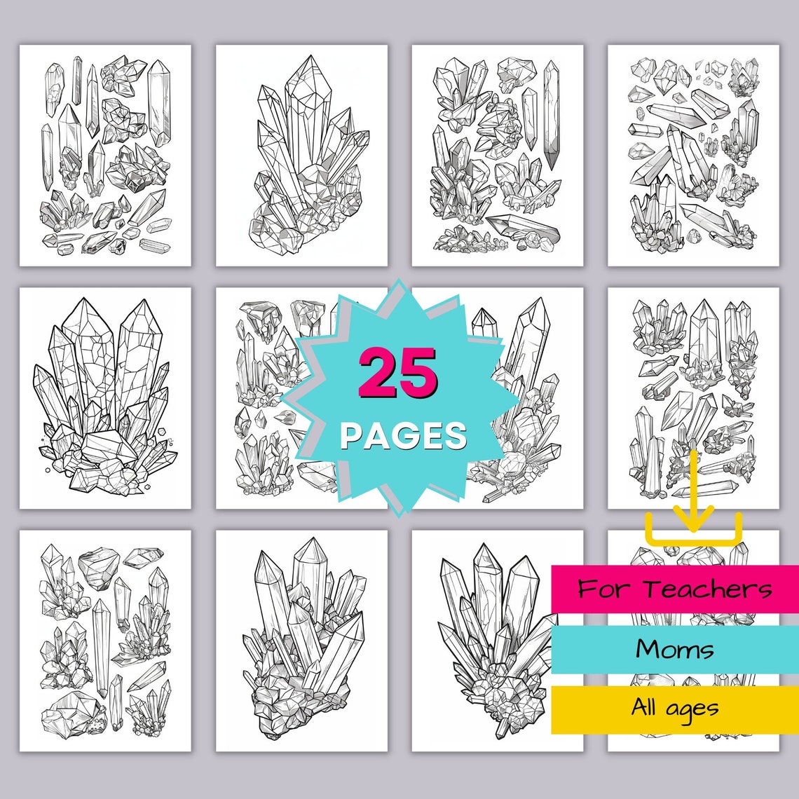 Witchy Coloring Page Spiritual Coloring Pdf Download and Print Witch ...