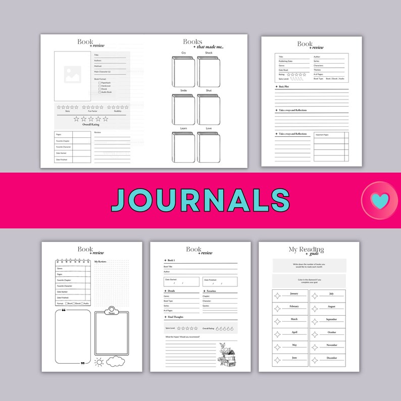 Reading Journal Favorite Book Journal Book Lover Gift Funny Journal ...