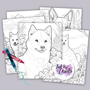 Puppy Coloring Pages Dog Colouring Book Printable Pdf Kids Coloring ...