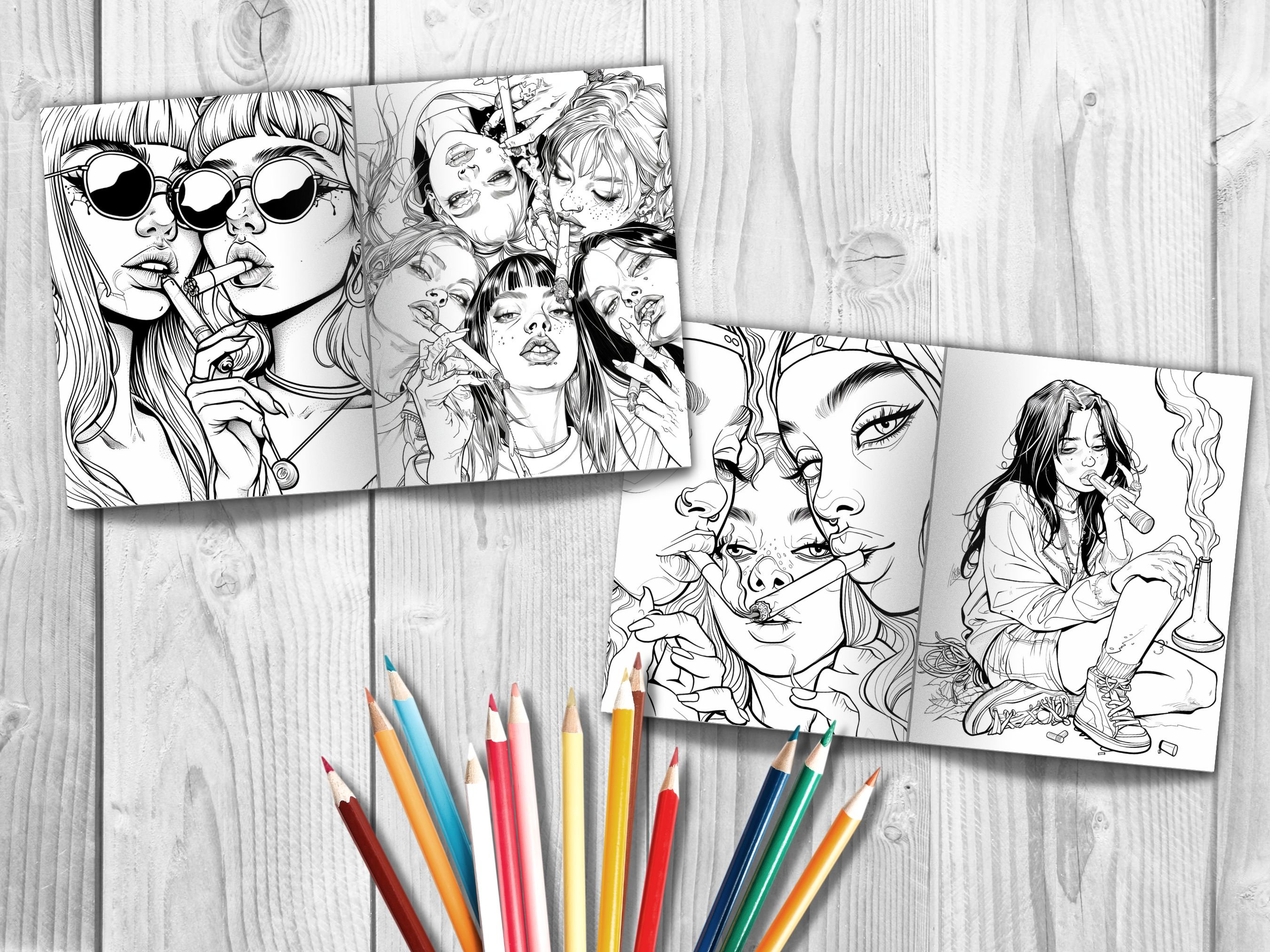 Adult Coloring Book 420 Coloring Book Stoner Gift Weed Stuff Weed ...