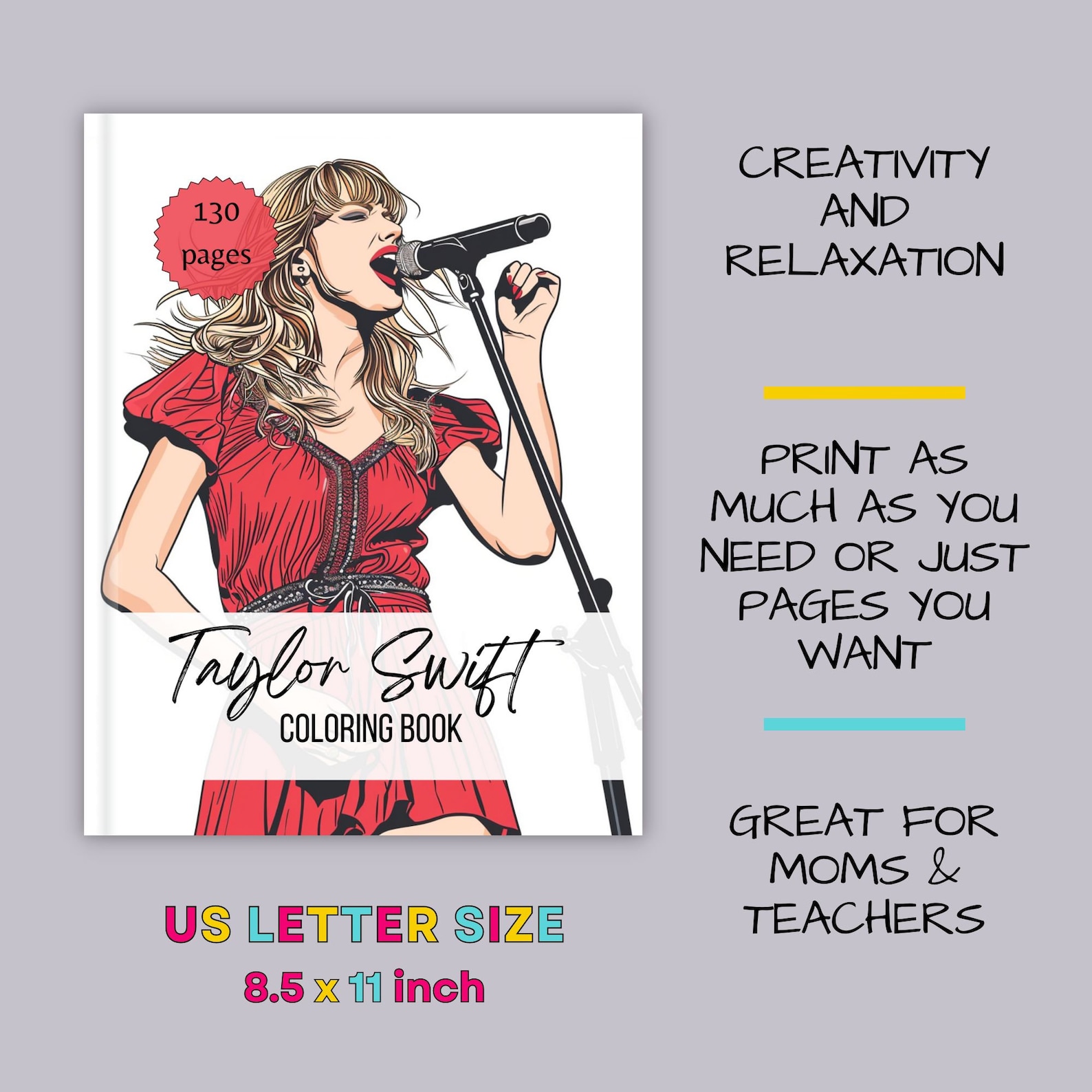 Swifties Coloring Digital Download Taylor Swift Printables Coloring ...