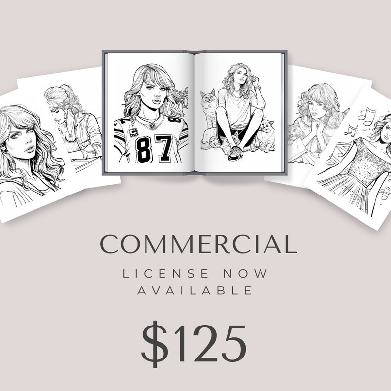 Digital Download Commercial Use Coloring Books Instant Download ...