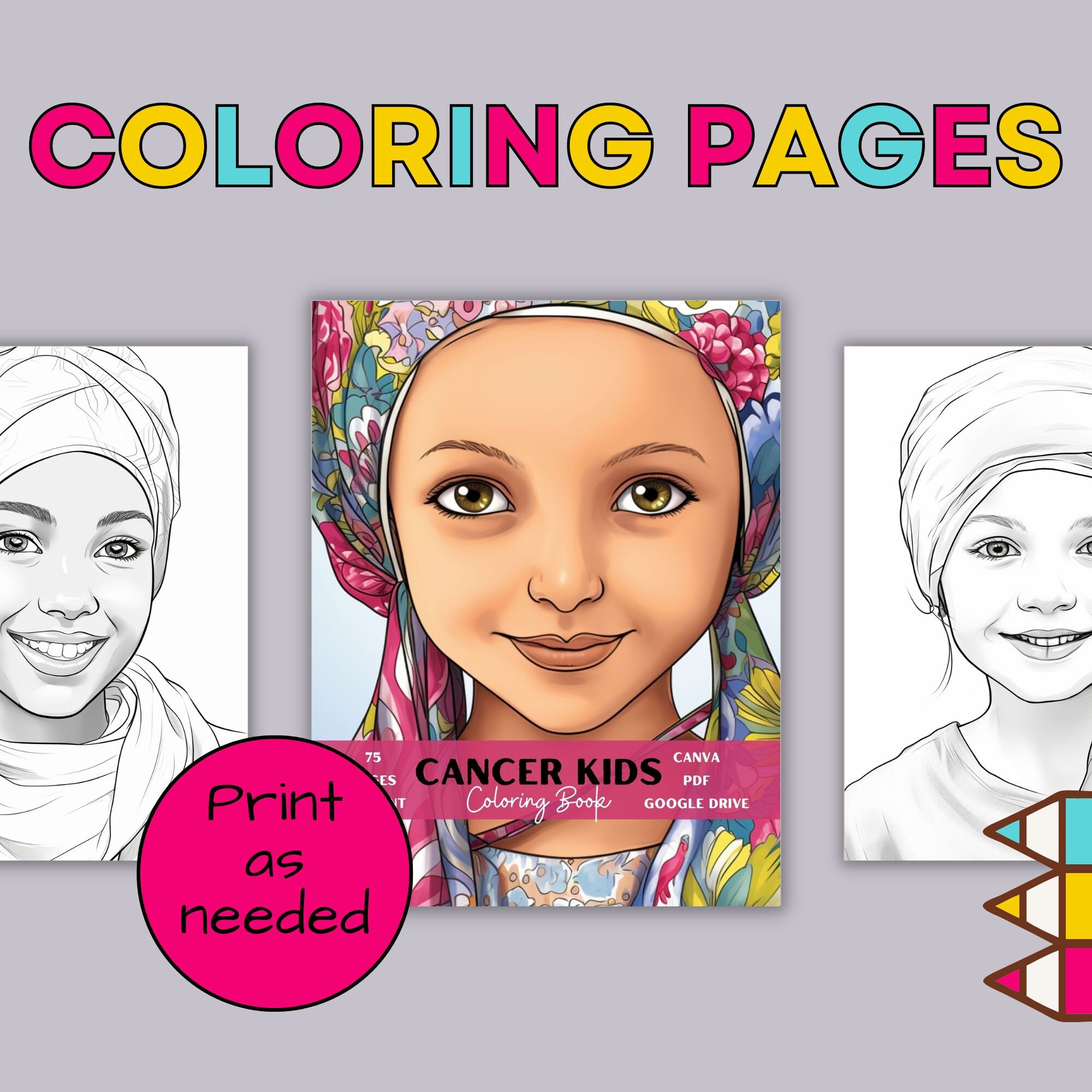 Kids With Cancer Coloring Pages Cancer Kids Kids Like Me Cancer Pages ...