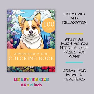 Puppy Coloring Pages Dog Colouring Book Printable Pdf Kids Coloring ...
