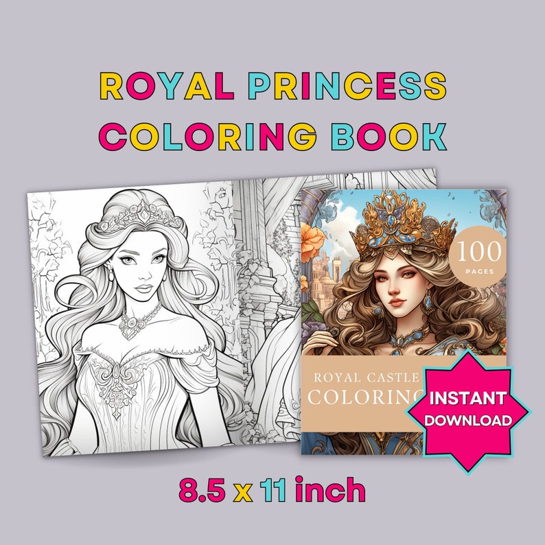 Printable Fairytale Princess Castle Coloring Pages Coloring Book ...