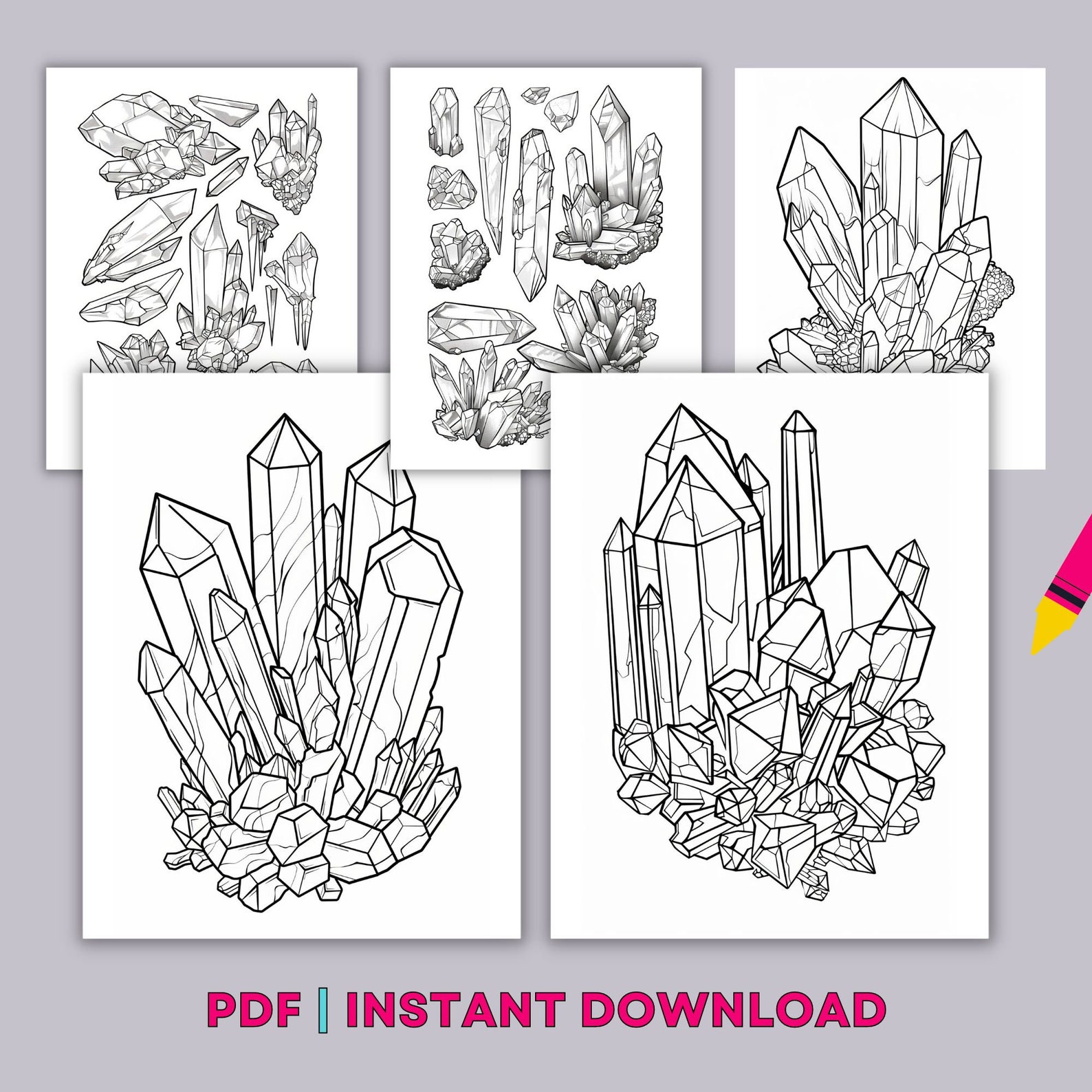 Witchy Coloring Page Spiritual Coloring Pdf Download and Print Witch ...