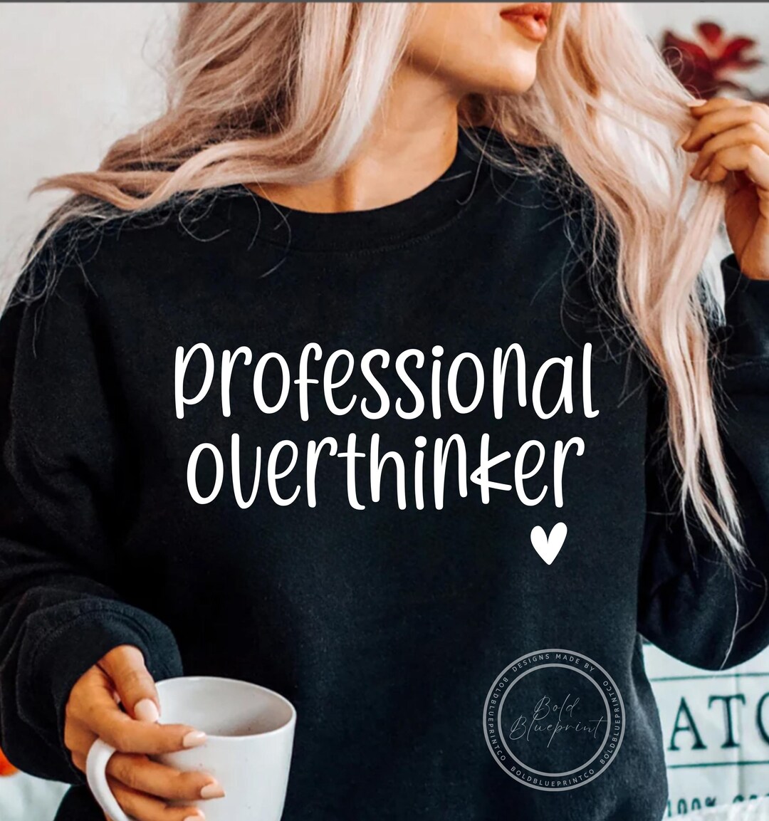 Professional Overthinker SVG, PNG, PDF - Etsy