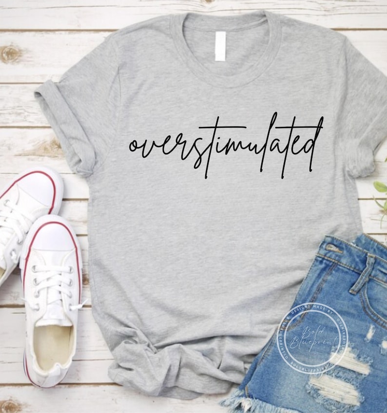 Overstimulated SVG, PNG - Etsy