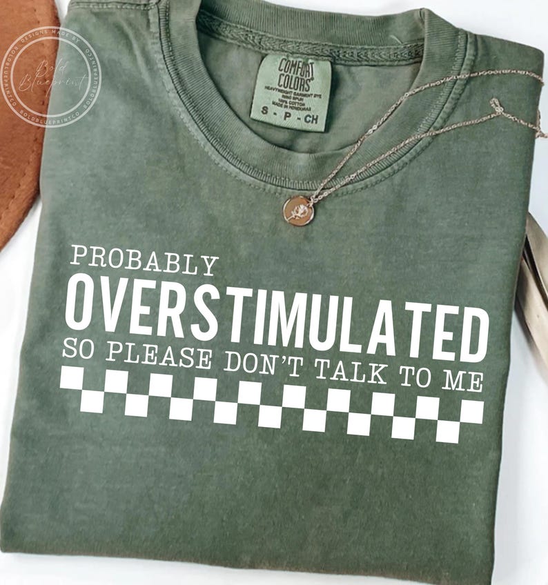 Overstimulated SVG, PNG PDF, Probably Overstimulated Svg, Stressed Svg ...