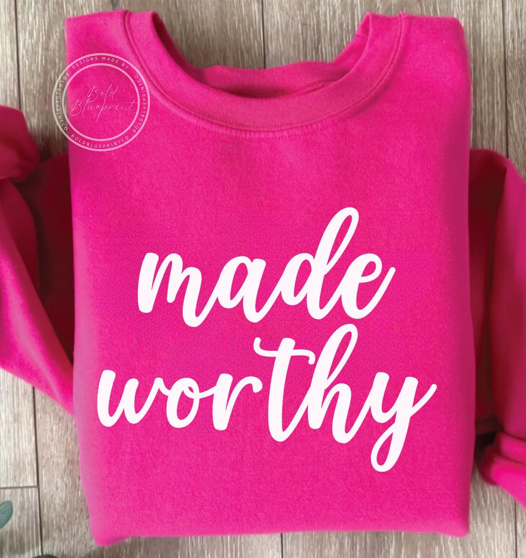 Made Worthy SVG, PNG, Christian Svg, Minimalist Design Svg, Worthy ...