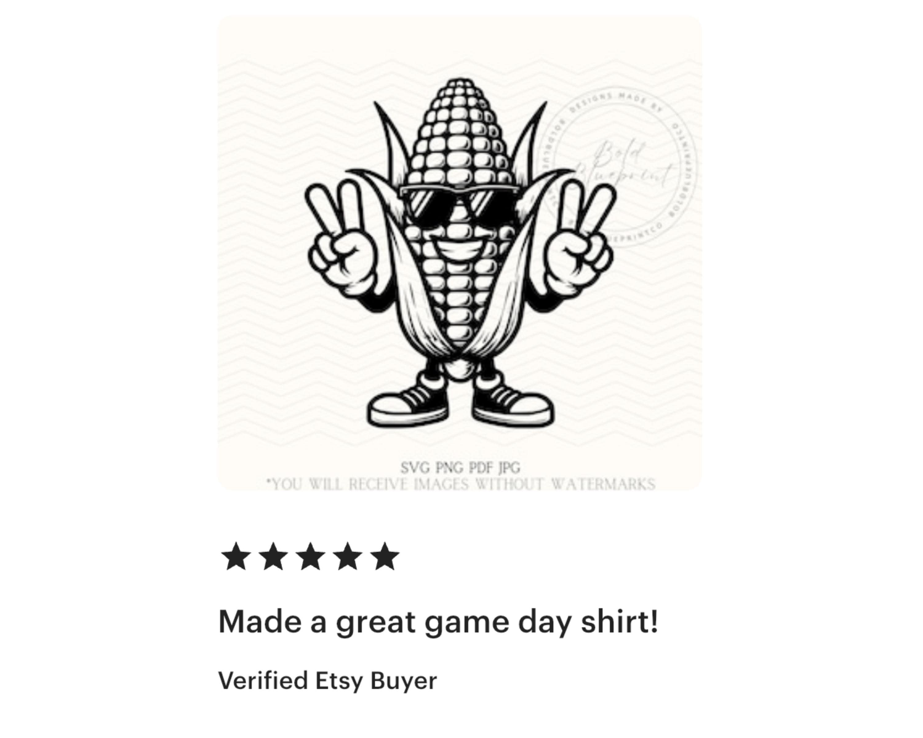 Corn SVG, PNG, PDF, Jpg, Corn Cricut, Corn Sublimation, Husk Cutting ...