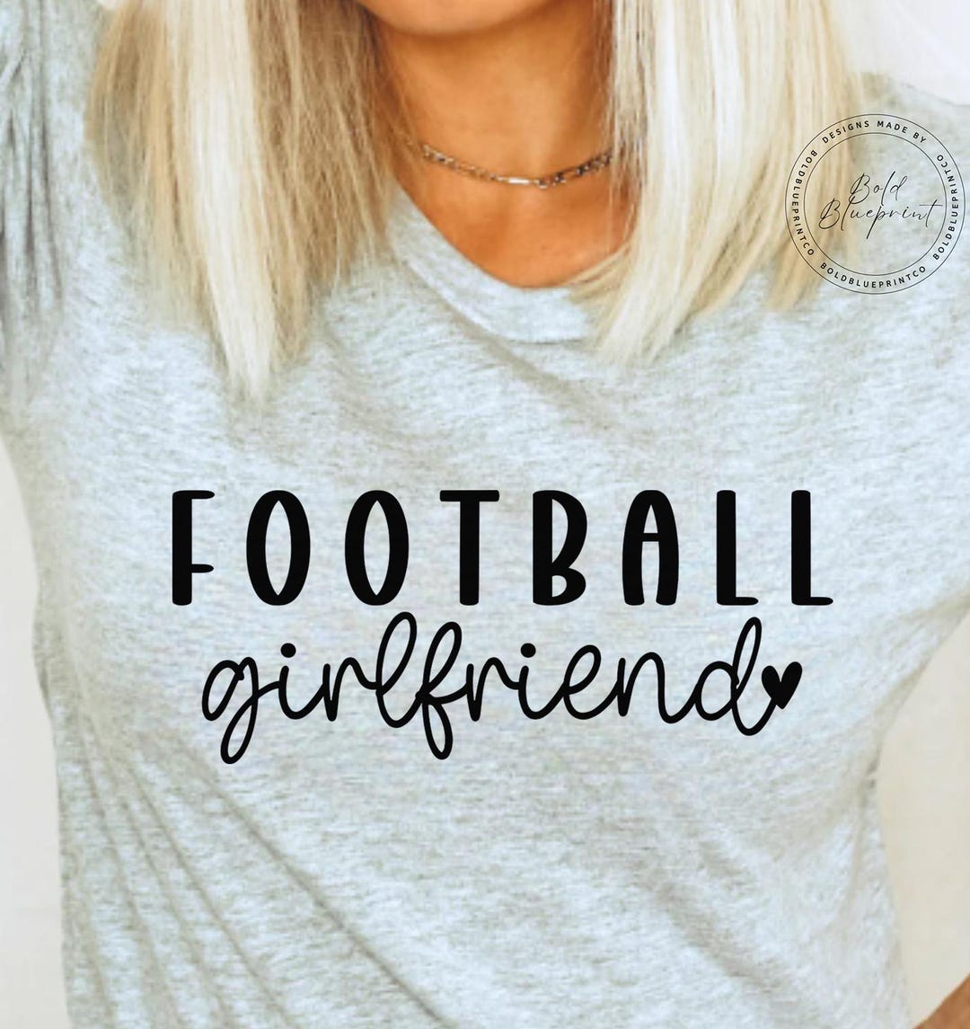 Football Girlfriend SVG, PNG, Heart, Football Girlfriend, Football ...