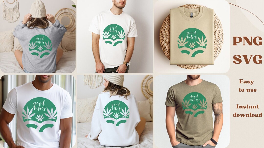 Good Vibes SVG, PNG, 420 Svg, Marijuana Svg, Cannabis Svg, Weed Svg ...