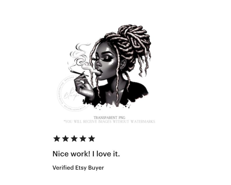 Woman Locs, Black Woman Dreads Loc Head Neck Only, Smoking, 420 ...