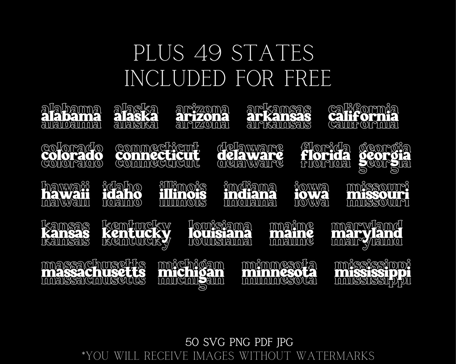 Love Iowa State, PNG, SVG, PDF, Jpg, Stacked Iowa, Retro Iowa, Groovy ...