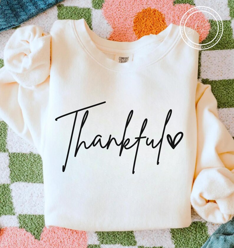 Thankful SVG, PNG - Etsy