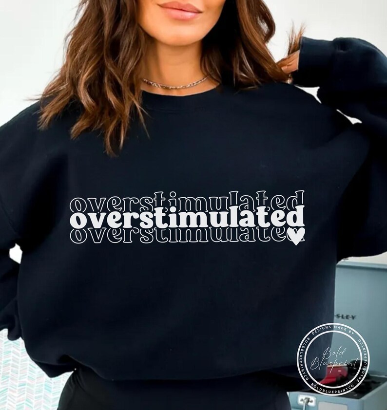 Overstimulated SVG, PNG - Etsy