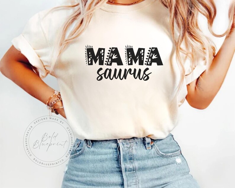 Mama Saurus, SVG PNG PDF Jpg, Mama Dinosaur, Dinosaur Family, Jurassic ...