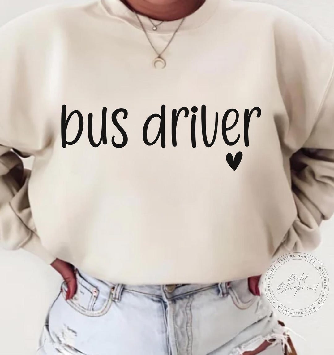 Bus Driver SVG, PNG, Heart, Bus Driver, Bus, Driver, Digital ...