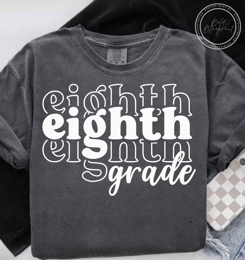 Eighth Grade PNG, SVG, 8th Grade - Etsy