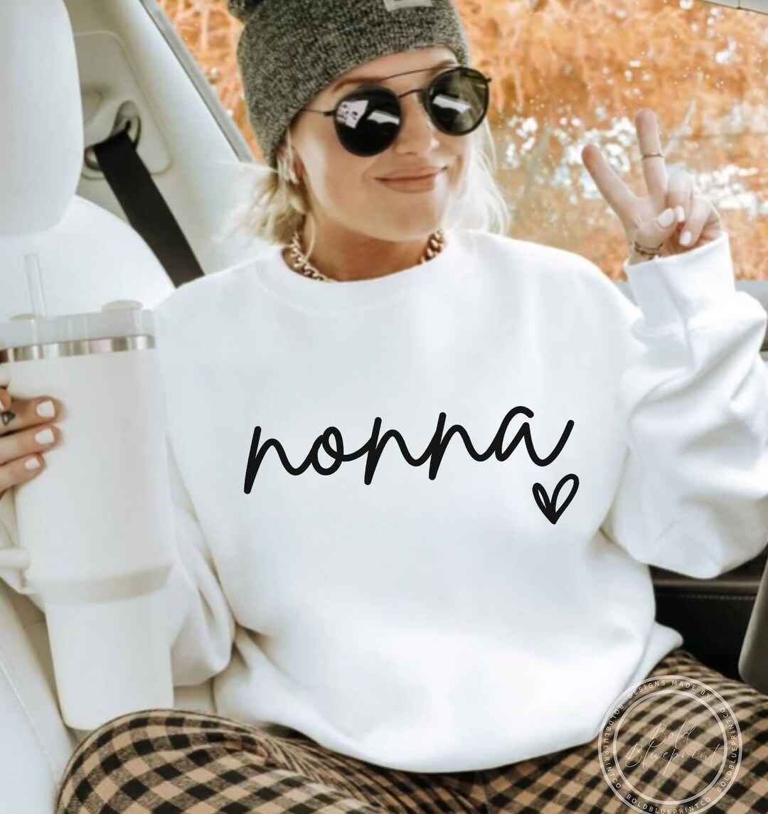 Nonna SVG: Grandmother Design for Cricut, Sublimation (digital Download ...