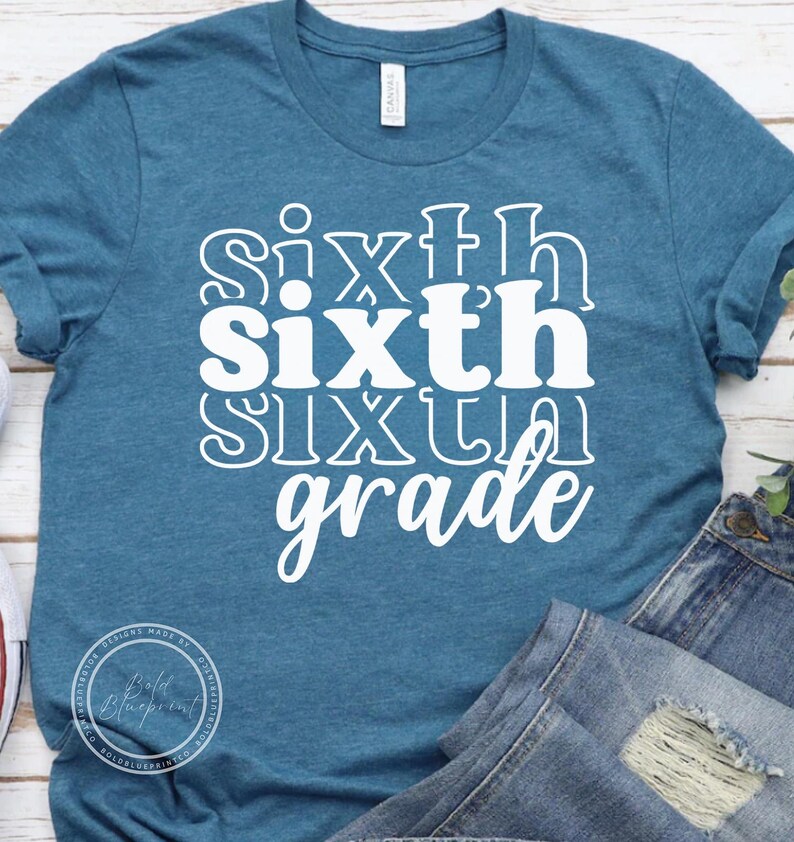 Sixth Grade PNG, SVG, 6th Grade - Etsy