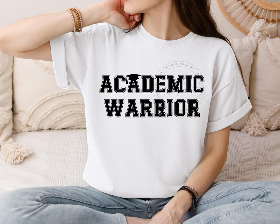 Academic Warrior PNG, SVG, Teacher Gift, Student Gift, Graduation Cap ...