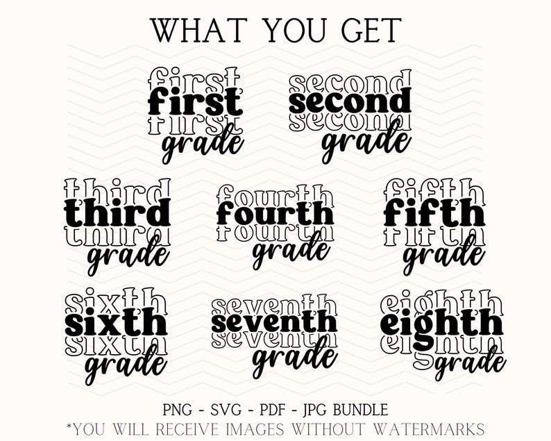 Eighth Grade PNG, SVG, 8th Grade - Etsy