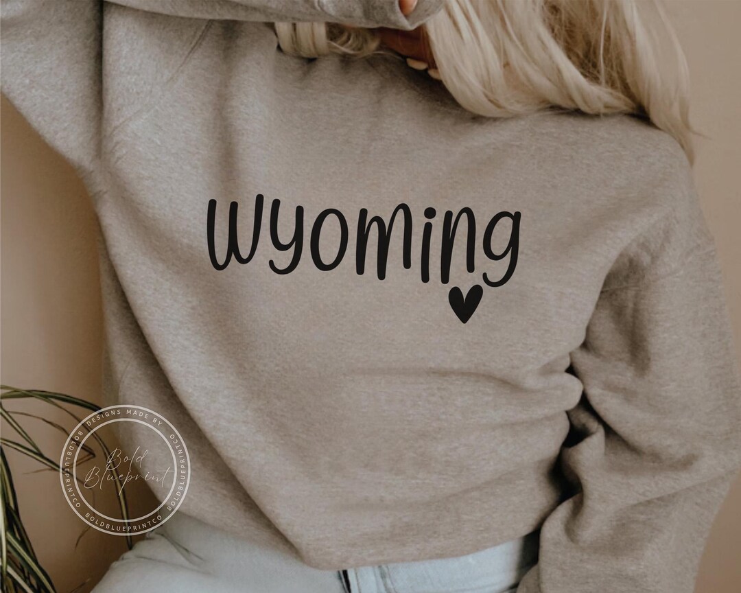 Love Wyoming State, PNG, SVG, PDF, Jpg, Wyoming Heart, Wyoming Cricut ...
