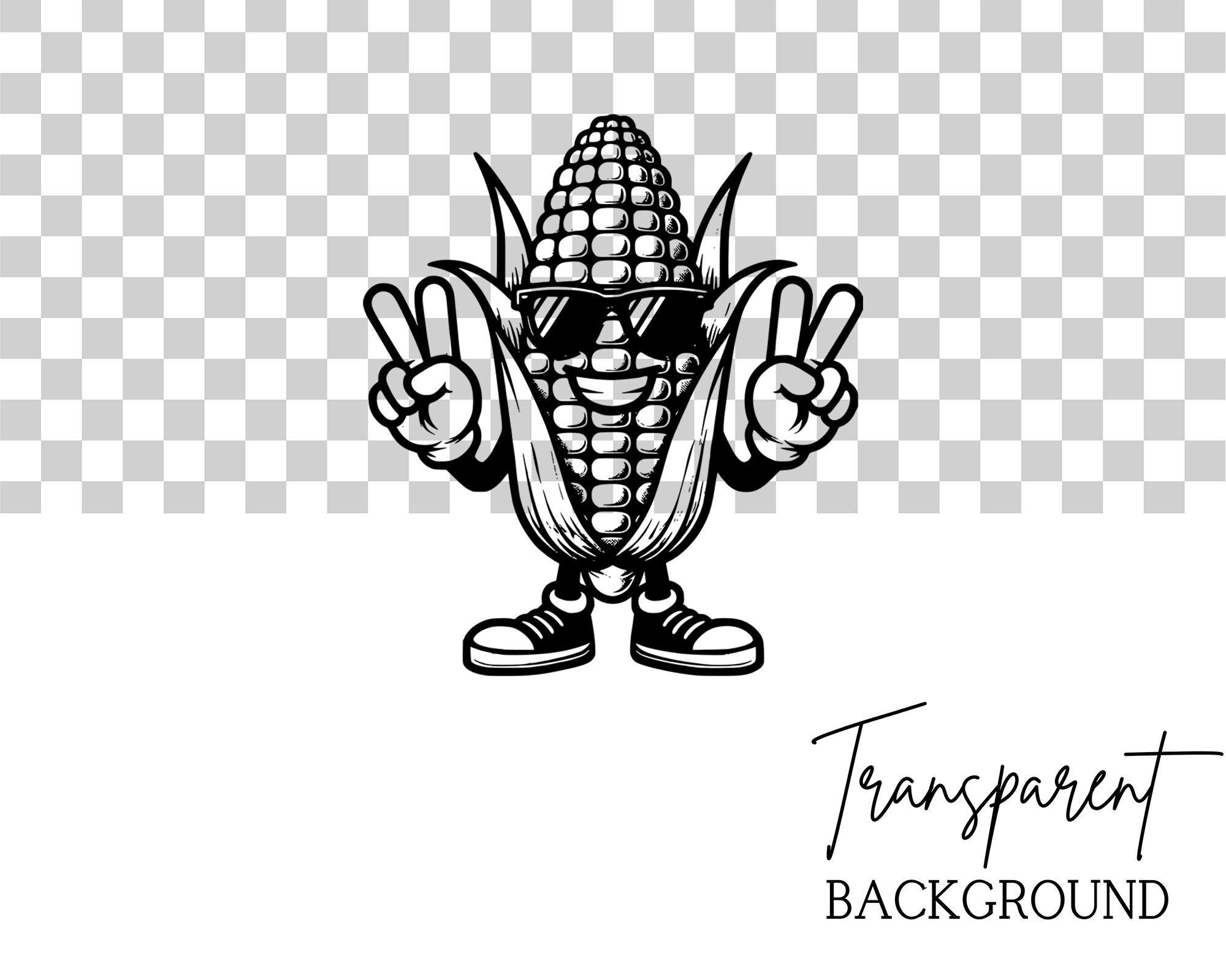 Corn SVG, PNG, PDF, Jpg, Corn Cricut, Corn Sublimation, Husk Cutting ...