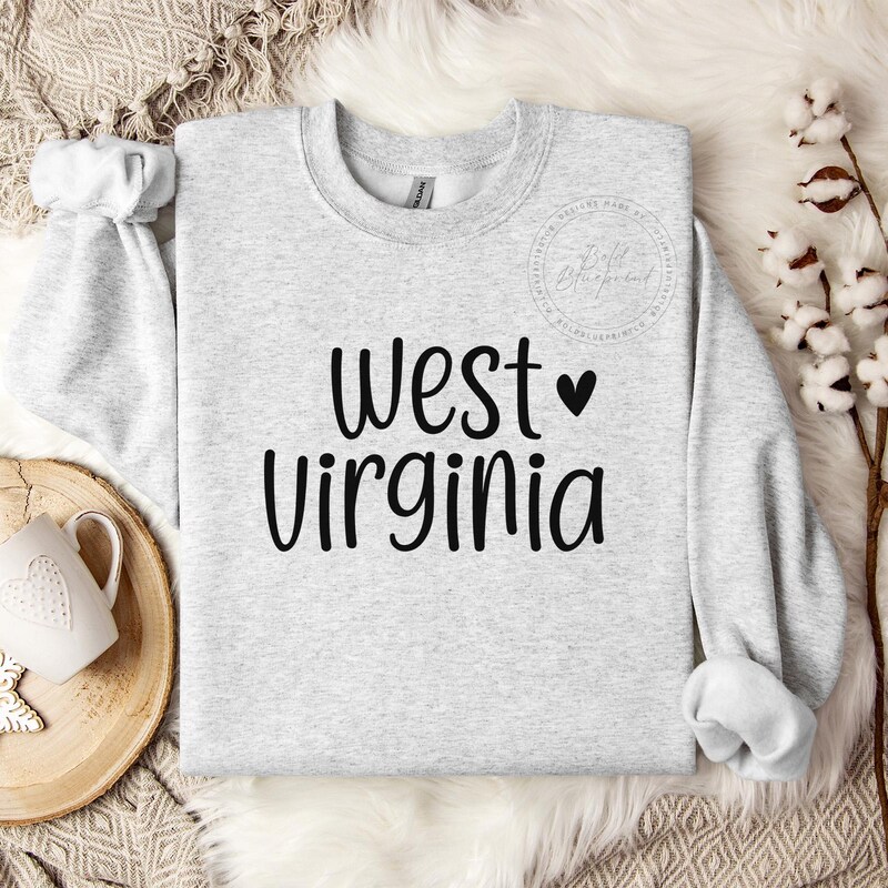 West Virginia Heart - Etsy