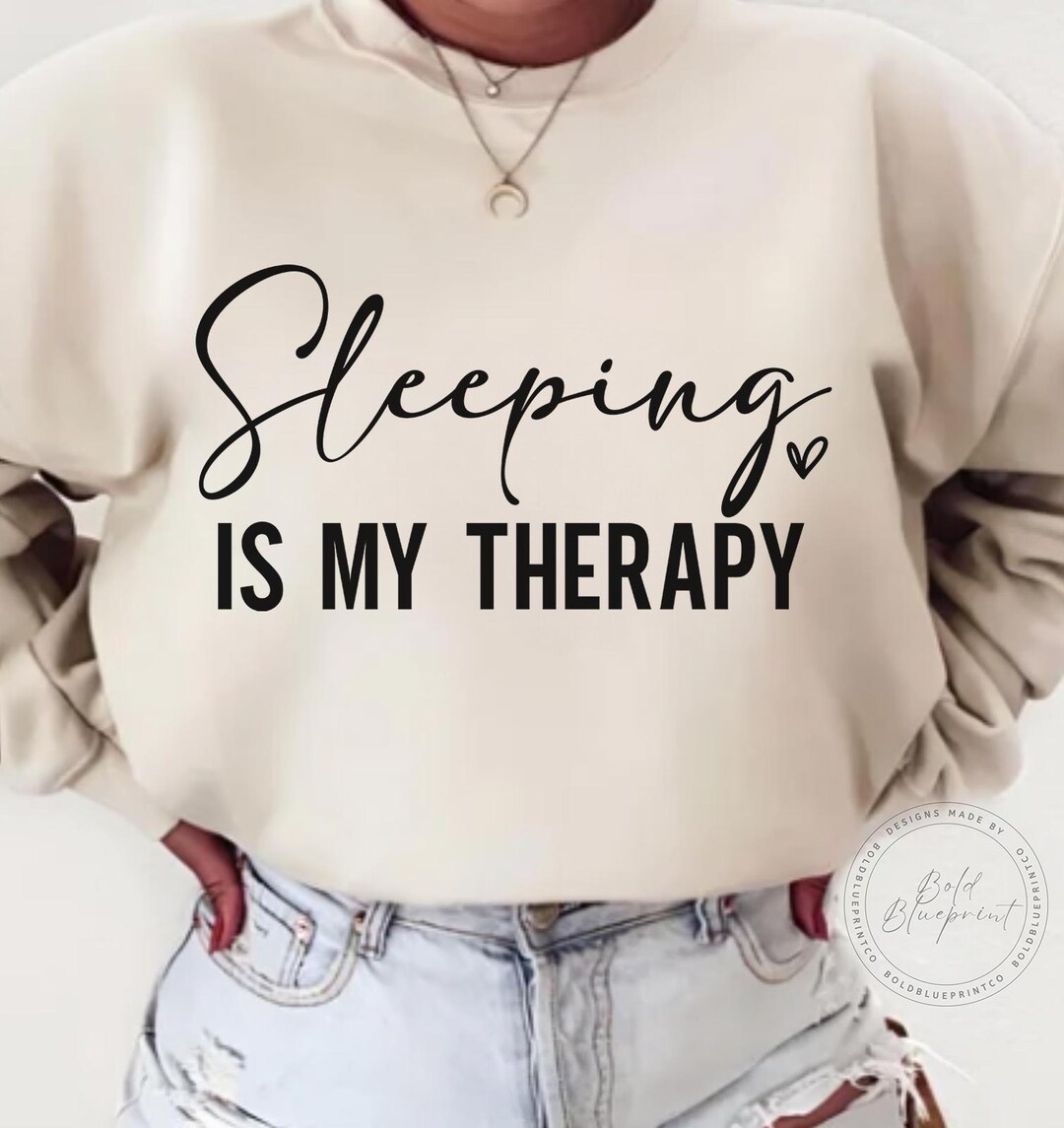 Sleeping is My Therapy SVG, PNG - Etsy UK