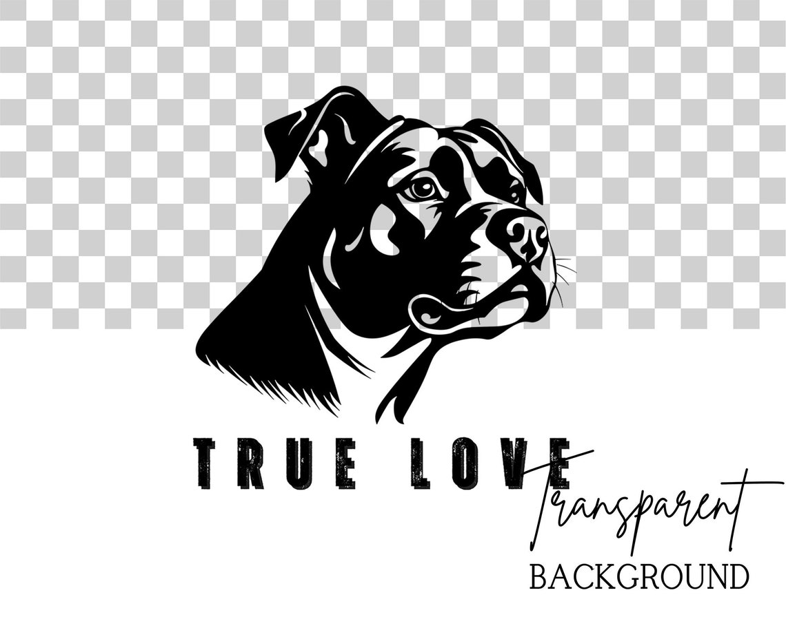Staffy Dog Lovers SVG, PNG, True Love, Staffie Dog Vector ...