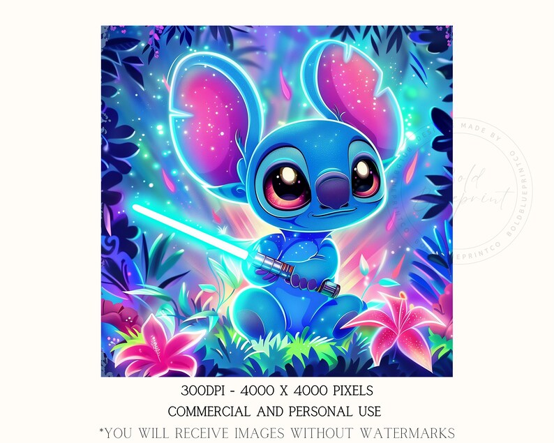 Cheeky Stitch, PNG, Young Padawan, Lightsaber, Star Wars, Jedi, Gifts ...