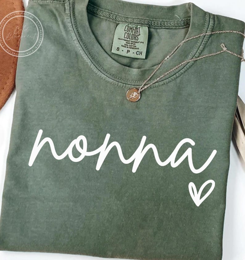 Nonna SVG: Grandmother Design for Cricut, Sublimation (digital Download ...