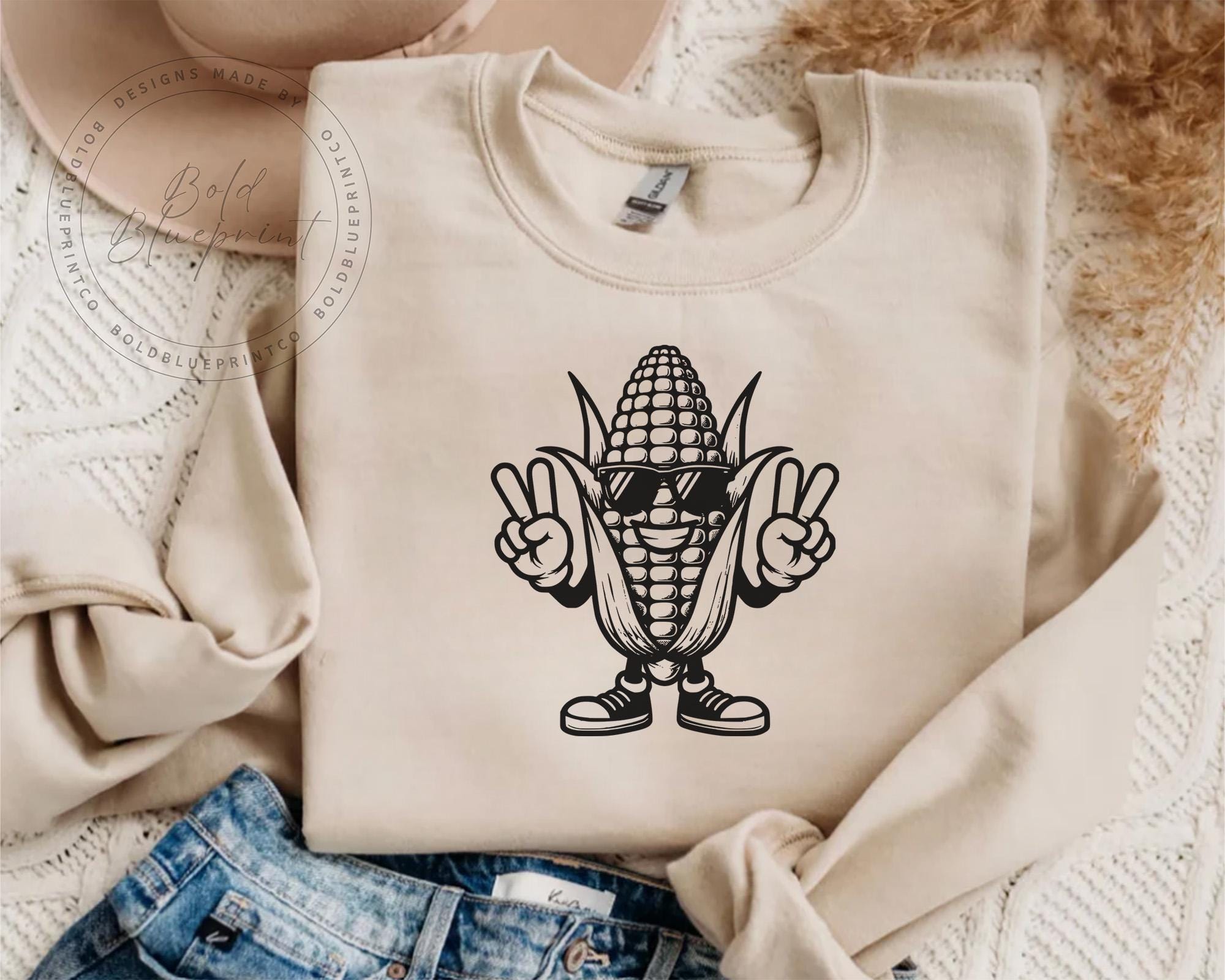 Corn SVG, PNG, PDF, Jpg, Corn Cricut, Corn Sublimation, Husk Cutting ...