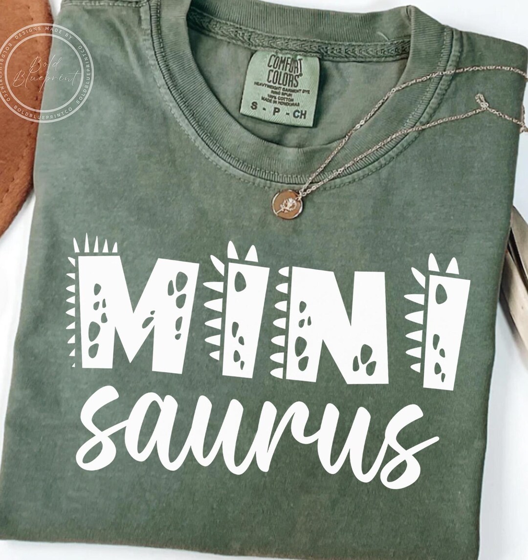 Mini Saurus SVG, PNG, Dinosaur, Mini, Baby, Dino Birthday, Mama ...