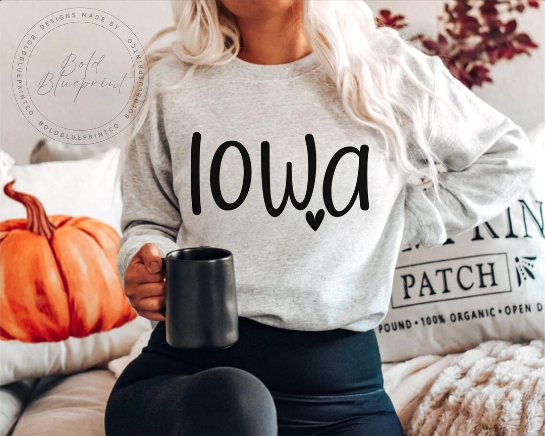 Love Iowa, State, PNG, SVG, PDF, Jpg, Iowa Cricut, Iowa Sublimation ...