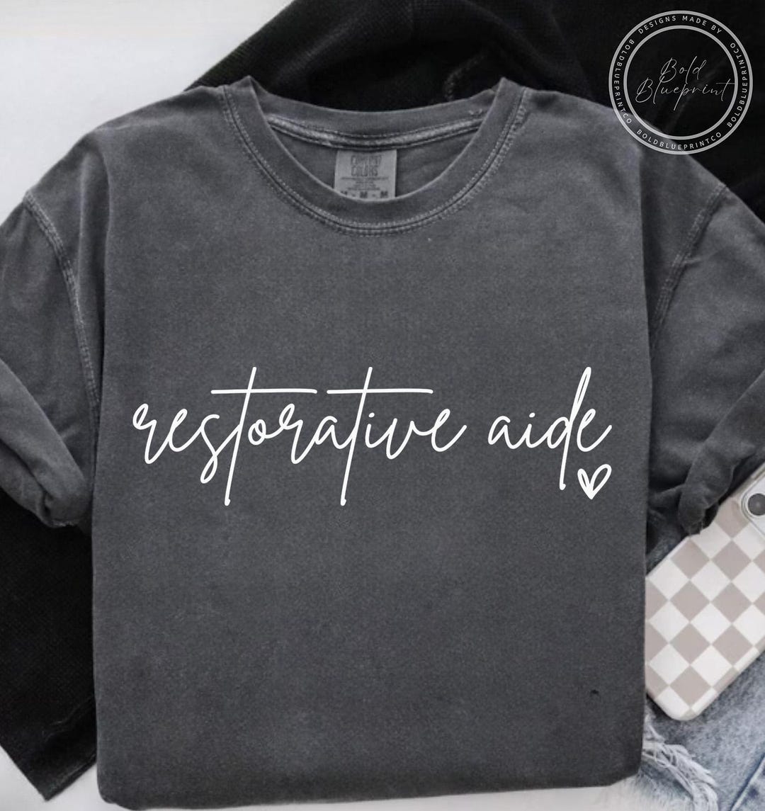 Restorative Aide SVG, PNG - Etsy
