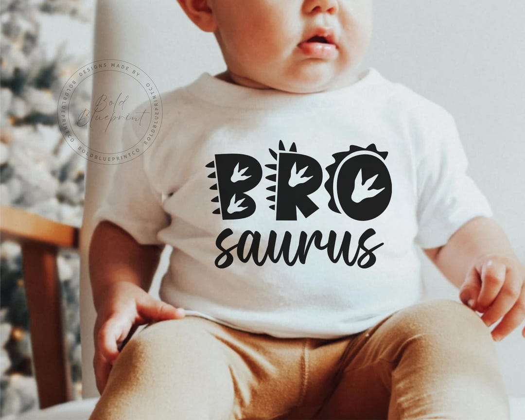 Bro Saurus SVG, PNG, Dinosaur, Brosaurus, Brother, Bro, Dino Birthday ...