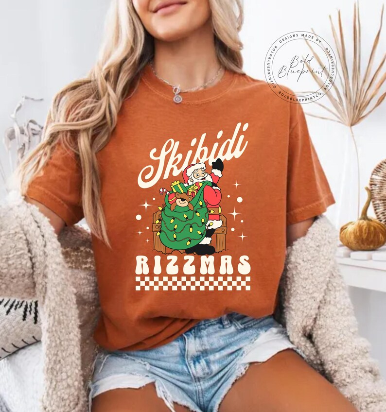 Skibidi Rizzmas Png, Lights Png, Merry Rizzmas Png, Santa Png, Rizz the ...