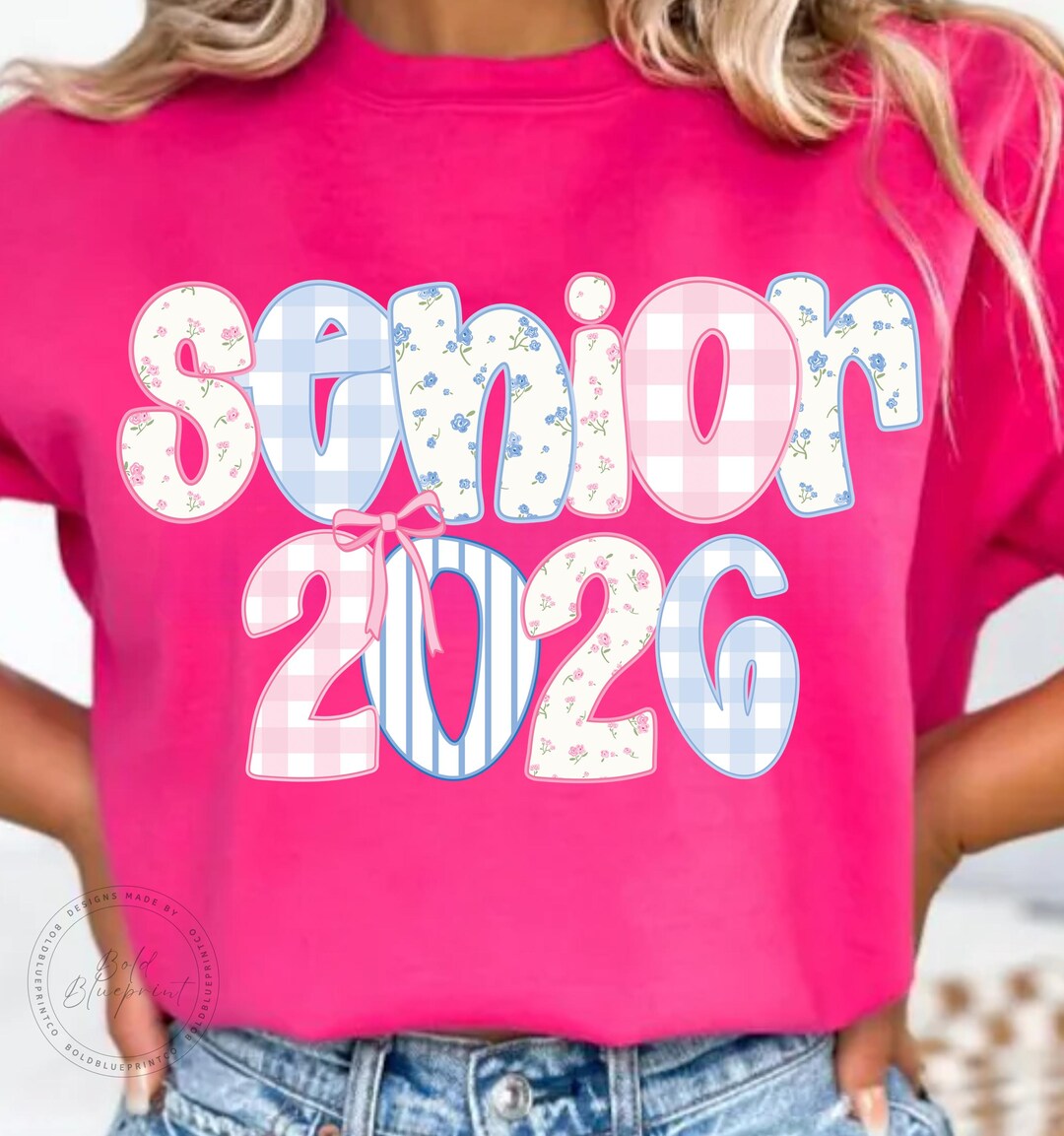 Senior 2026 PNG: Preppy Class of 2026 Design (digital Download) - Etsy
