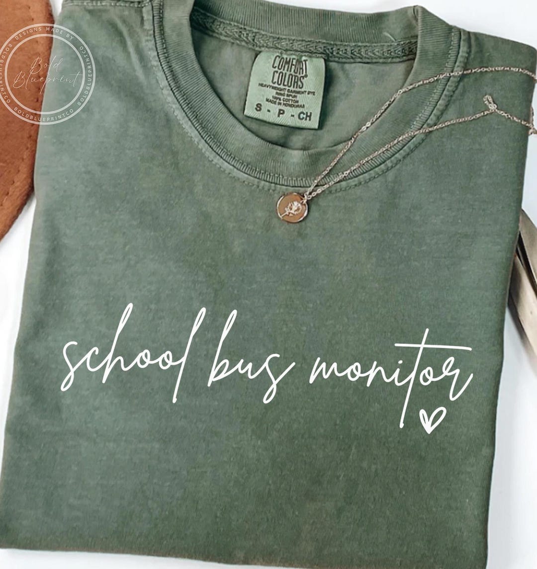 School Bus Monitor SVG, PNG - Etsy